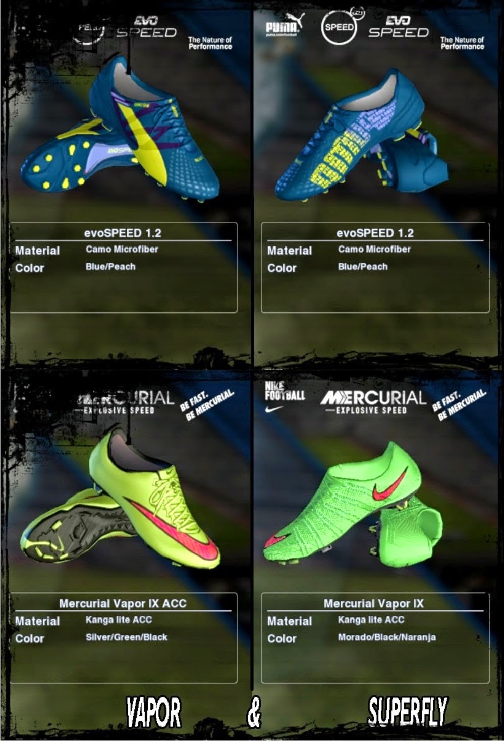 SANTARA PES: PES 2013 Puma & Nike Boots by HendriSimZ