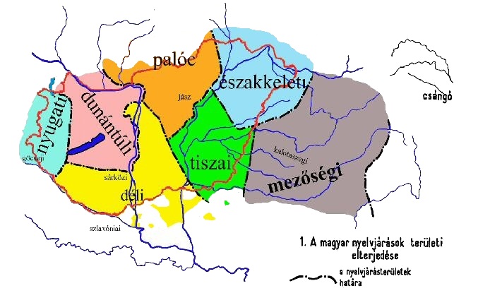 Hungarian dialects | Language map, Historical maps, History