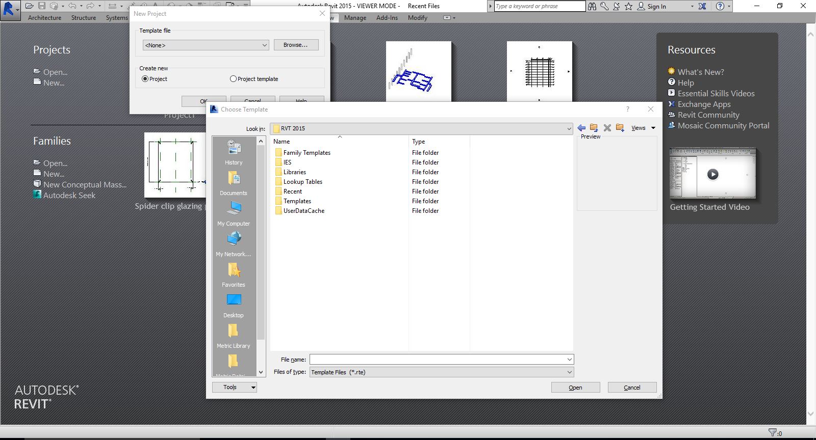 2. Revit - New Project ~ Easy Learn Revit
