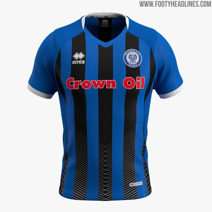 Rochdale 2019-20 Home, Away and Third Kits Released - Footy Headlines