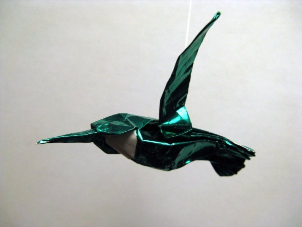Micro origami hummingbird – Within Riesen