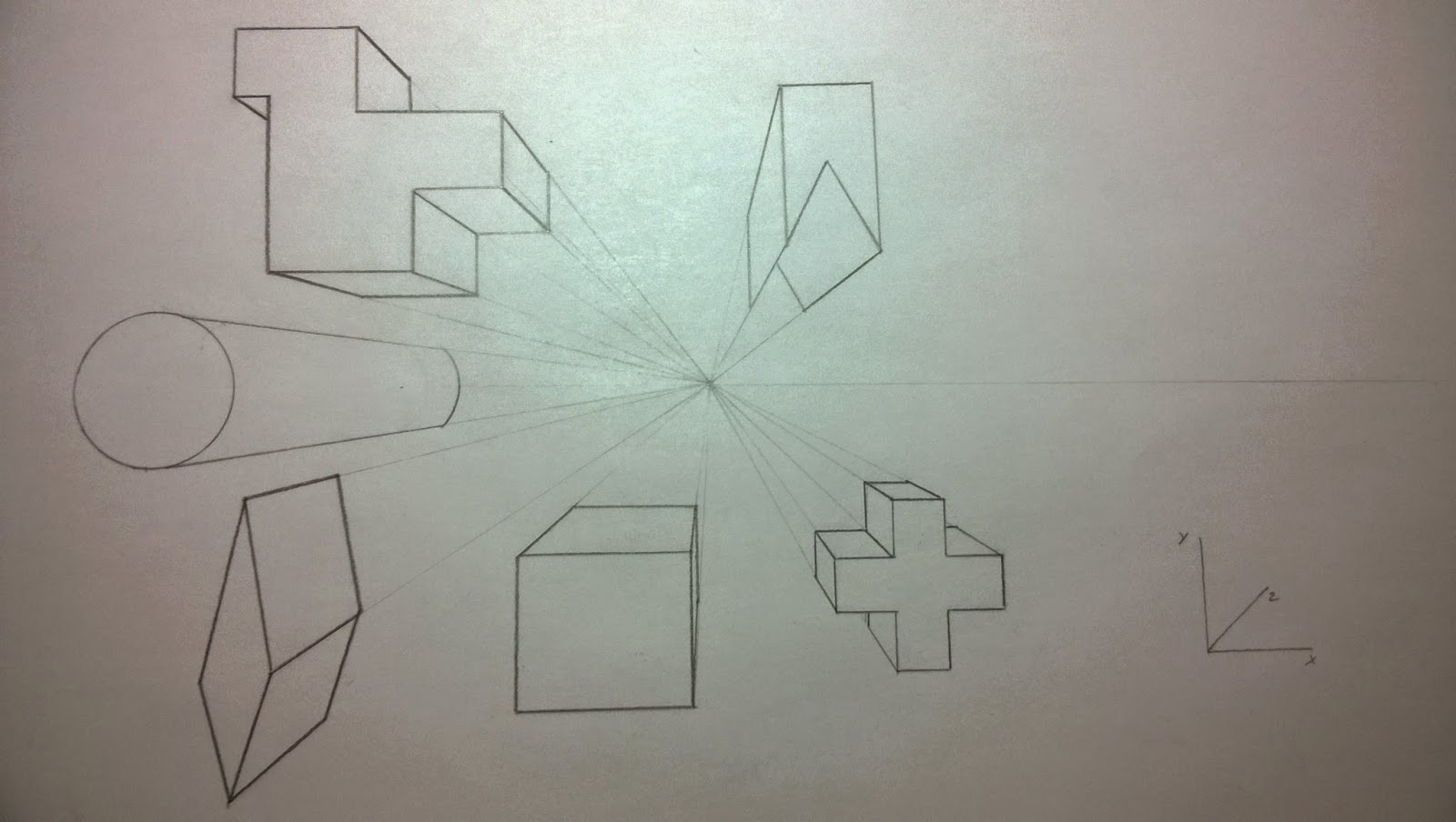 Bruno Souza: Desenho Basico 1 Ponto de Fuga