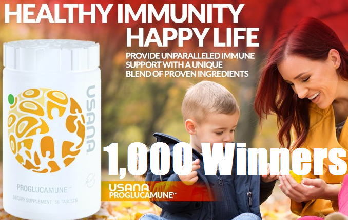 USANA Proglucamune Immune Support Supplements Giveaway ($50 Value ...