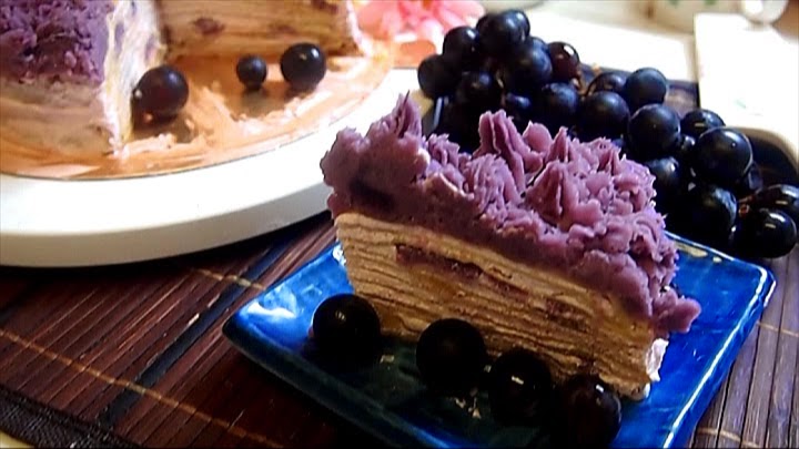 LUWEEH KITCHEN : Ube Pan Cake ( Mille Crepe Cake)
