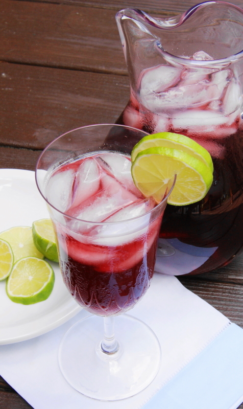 Blueberry-Lime Iced Tea | The Kitchen is My Playground