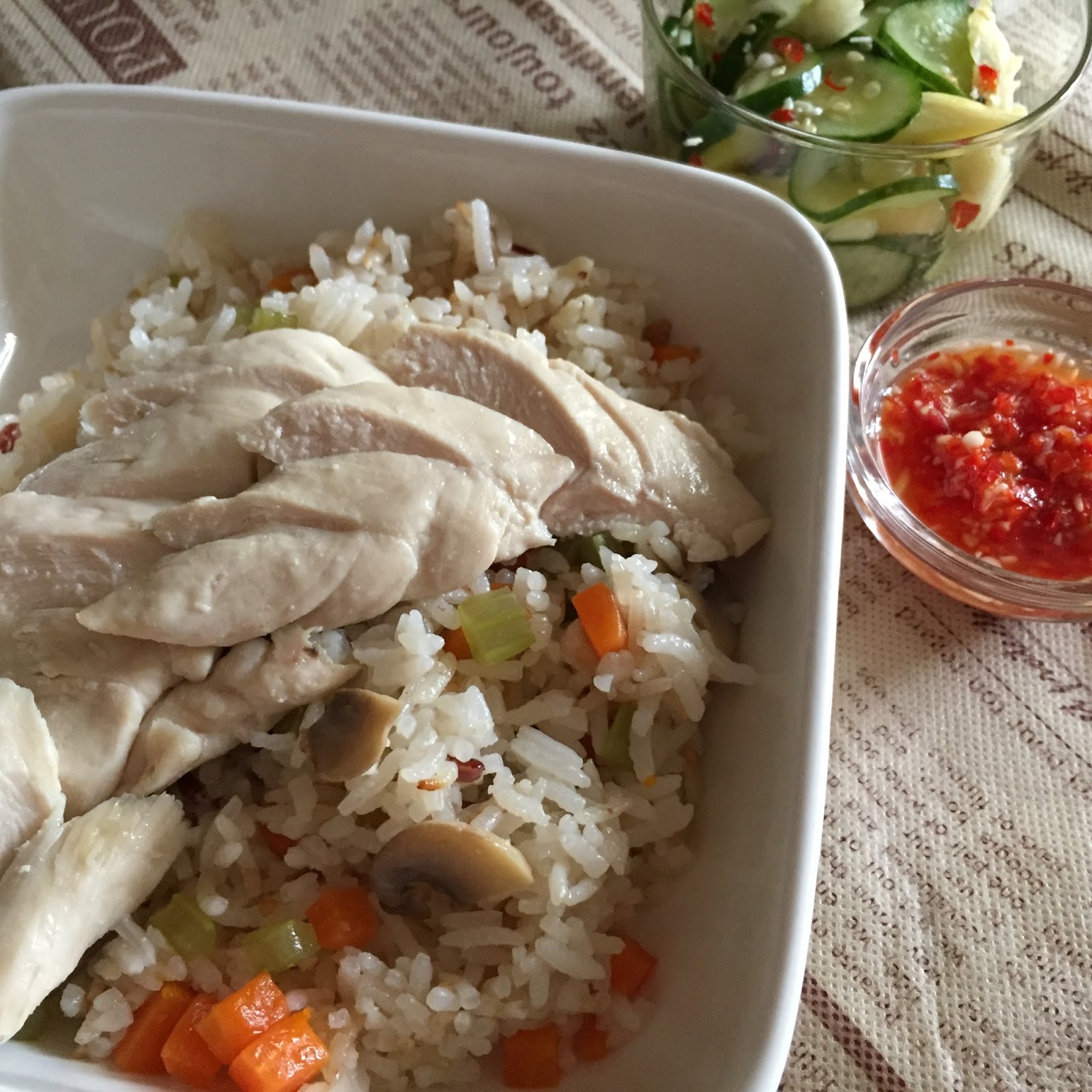 My Mind Patch: Cast-iron Pot Oil-blanched Chicken + Rice 铸铁锅油煮鸡+饭