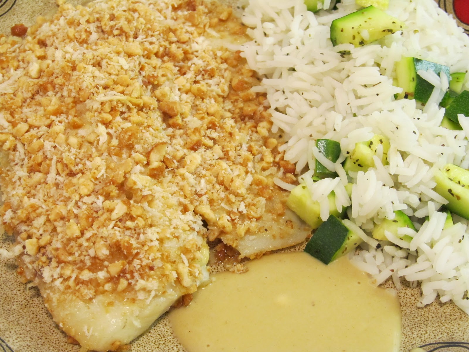 Jenn's Food Journey: Honey Roasted Peanut Crusted Tilapia