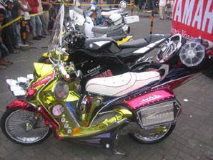 Tips Modifikasi Mobil dan Motor: Kumpulan Modifikasi Motor Yamaha Mio
