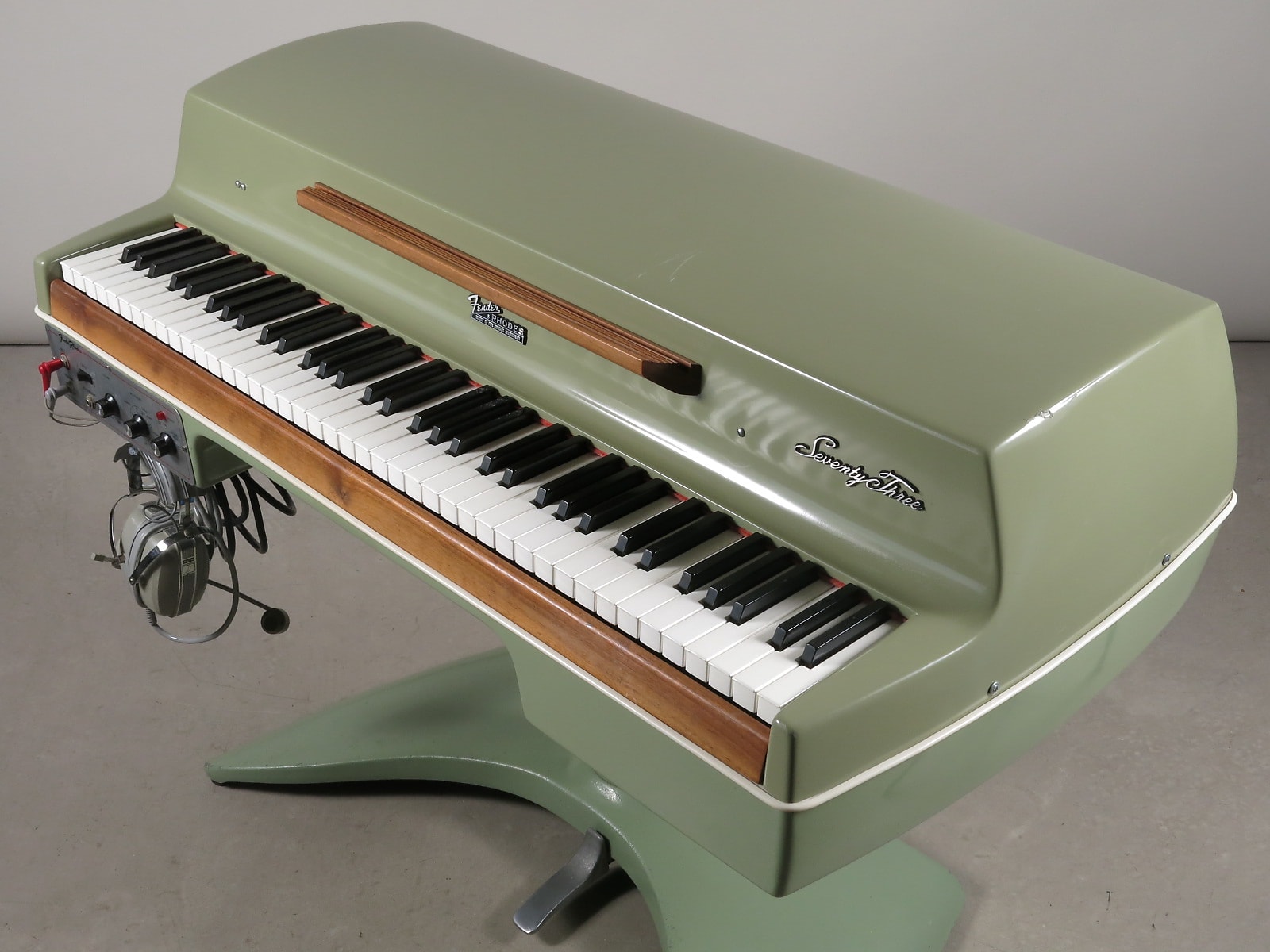 MATRIXSYNTH: 1969 Fender Rhodes Student Piano Avocado Green + Sharpe ...