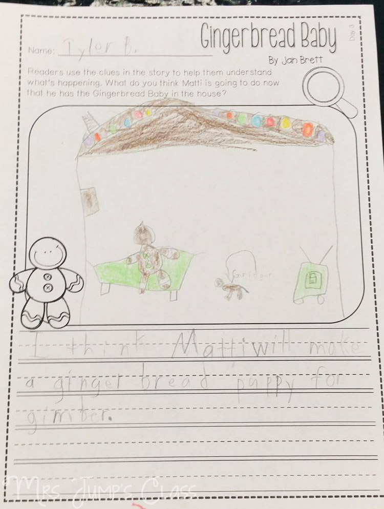 Gingerbread Week Lesson Plans for Kindergarten and first grade