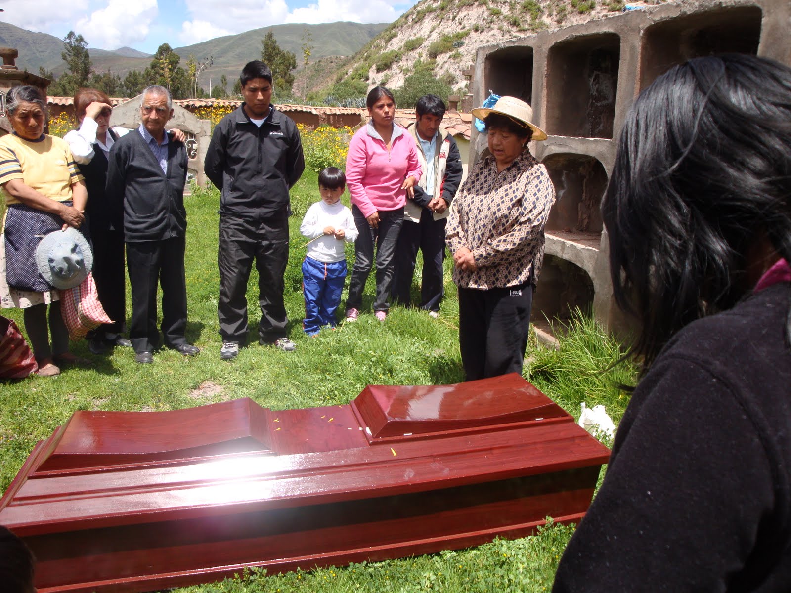 Williamson Family in Peru: Maria's funeral