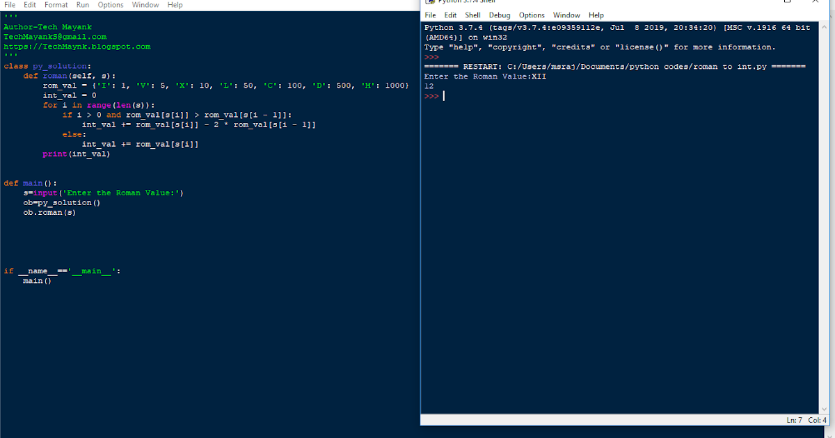 Convert Roman Number To Integer Using Python 