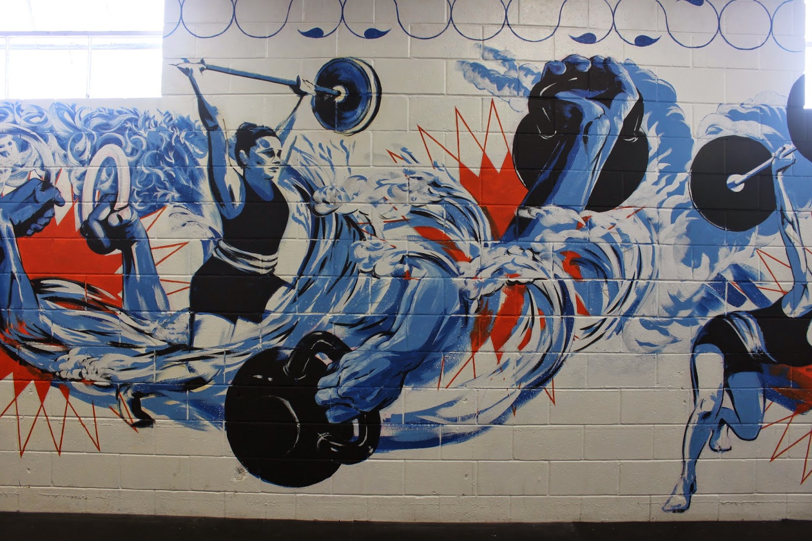 Gargantua: new mural at Solcana Crossfit gym in south Minneapolis