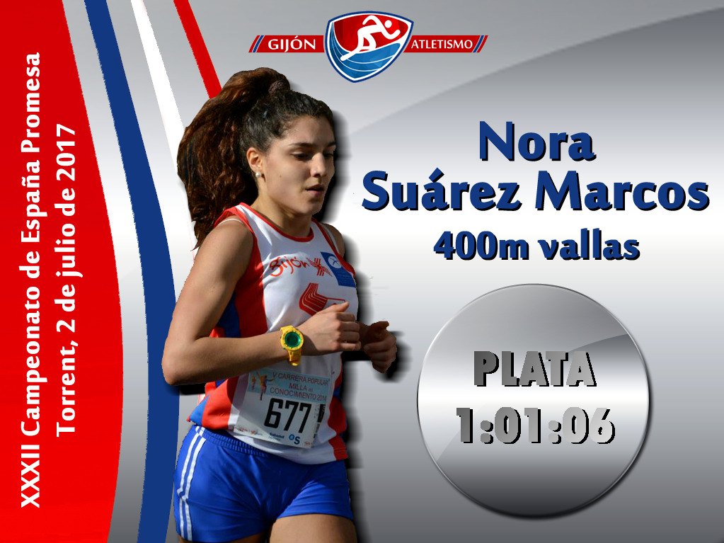 GIJON ATLETISMO: Nora Suarez Marcos brilla en Torrent