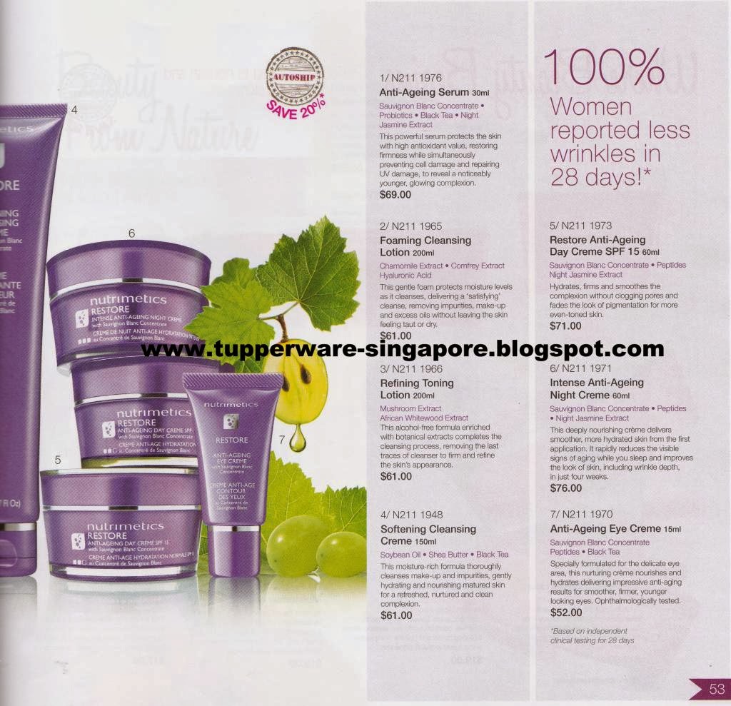 Buy Tupperware in Singapore: Tupperware Brands - Nutrimetics
