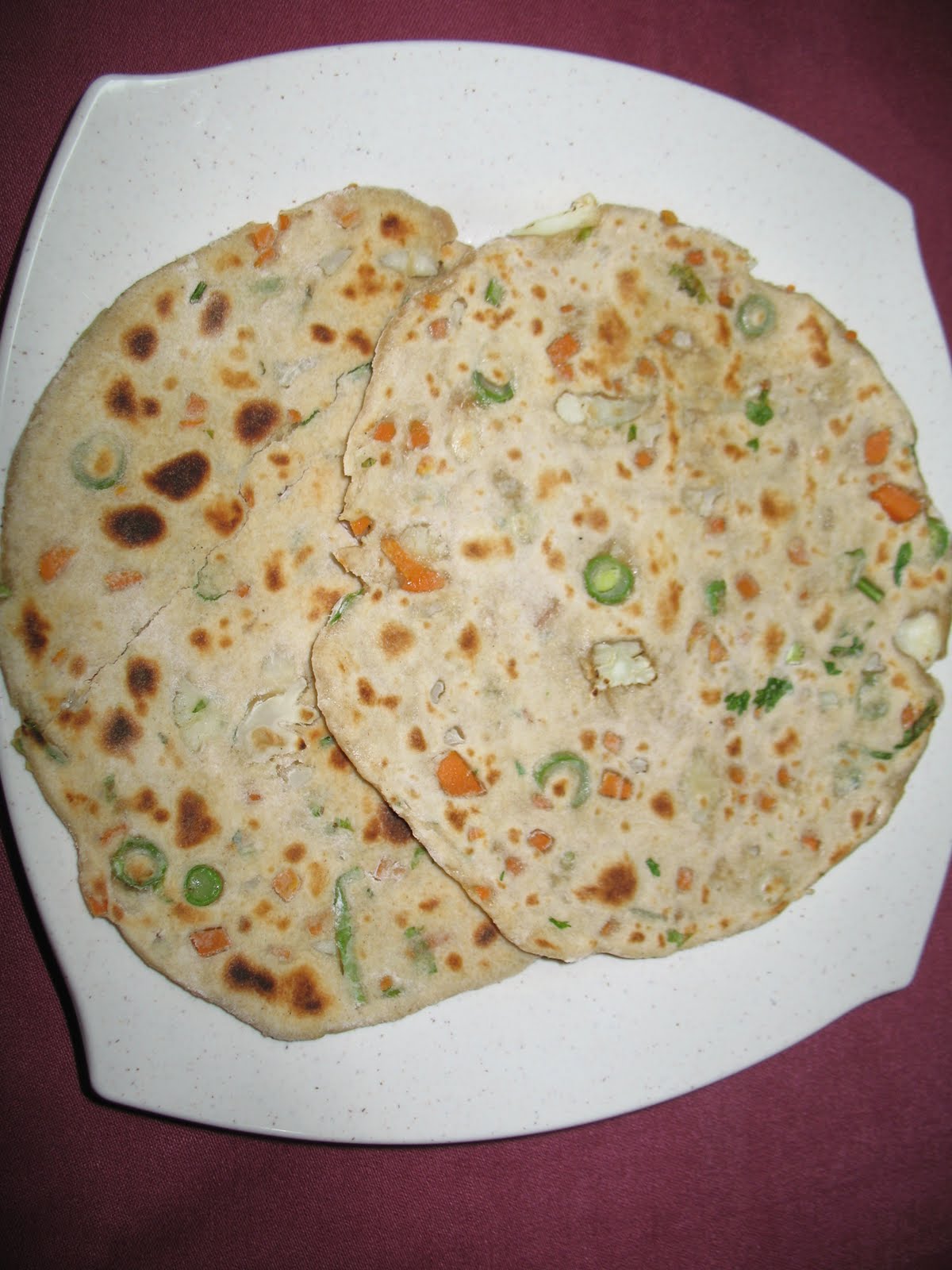 Kugan's Kitchen: MIXED VEGETABLE CHAPATHI ( Kugan )