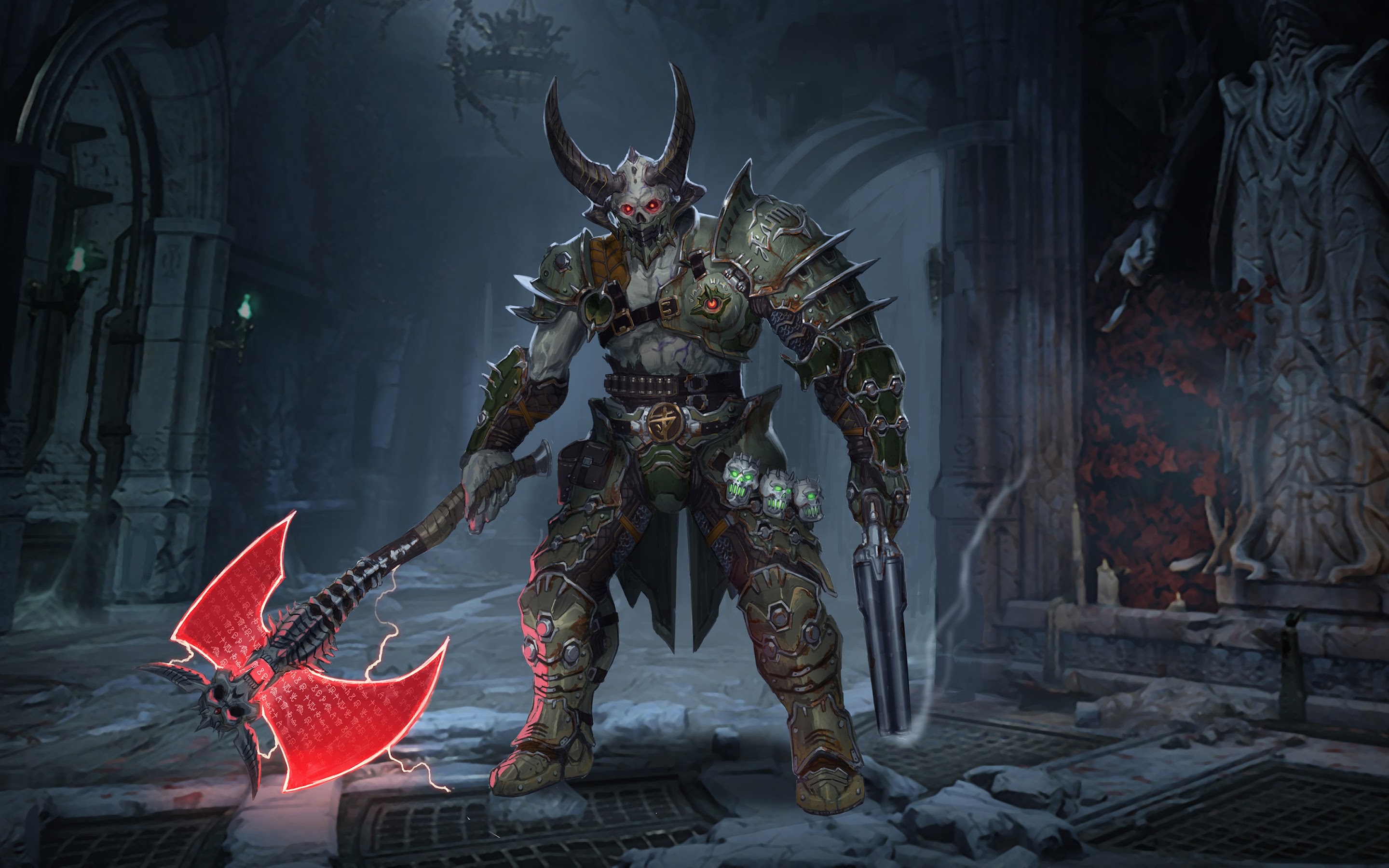 Doom Eternal, Marauder, Monster, 4K, #4 Wallpaper PC Desktop