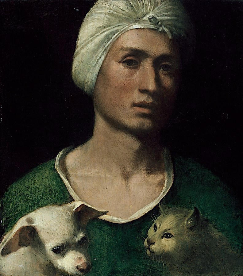 PORTRAITS MASCULINS : Dosso Dossi (c.1486–1542) - Portrait of a young ...