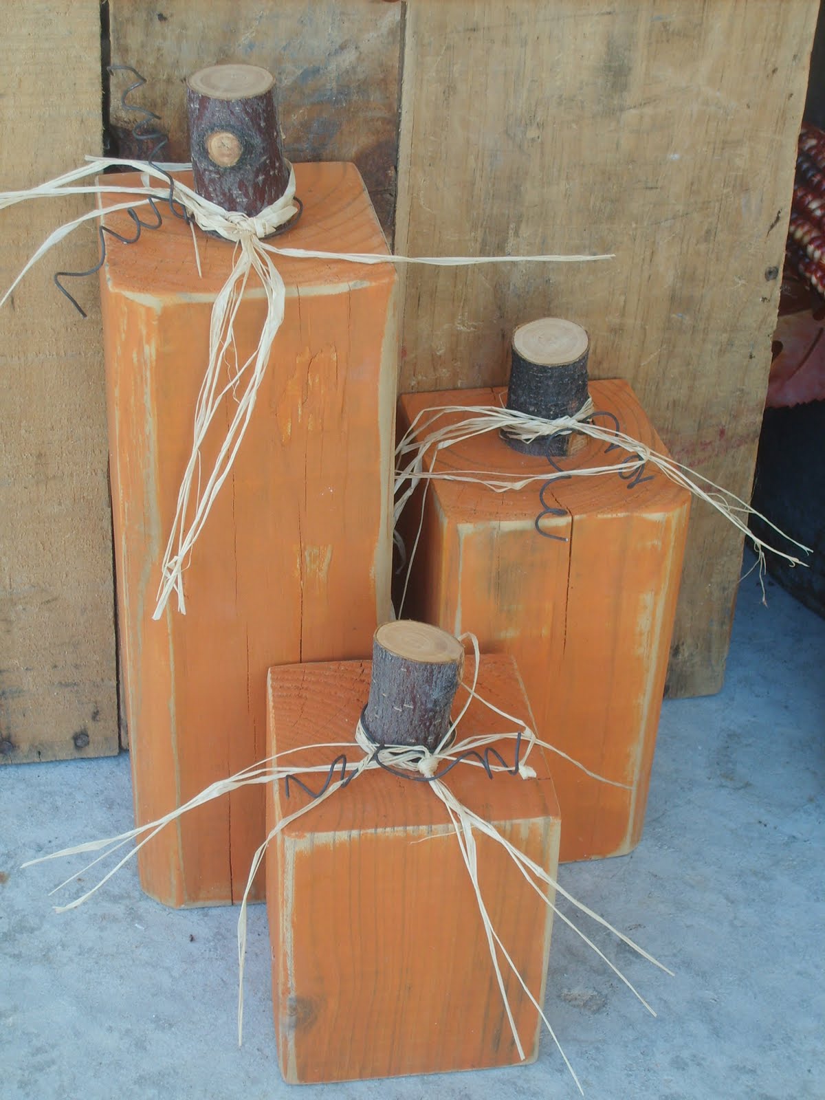 Craft Critters: 4x4 Pumpkins