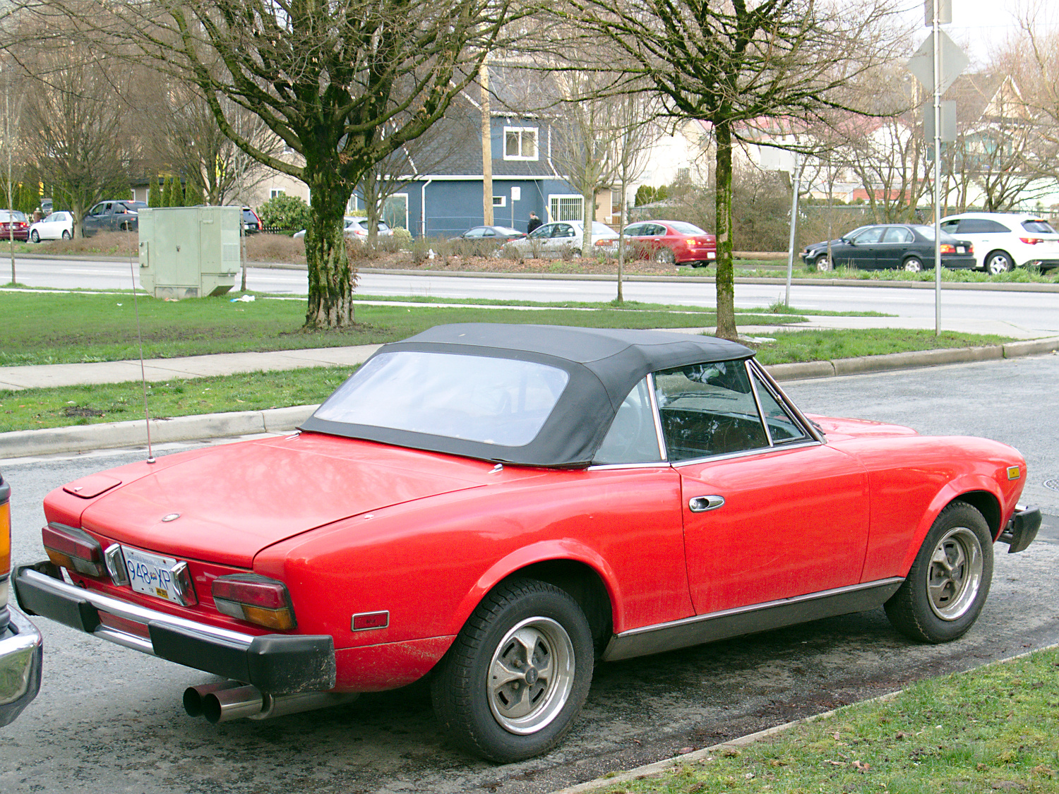 Old Parked Cars Vancouver: Pininfarina #1: 1979 Fiat 124 Spider