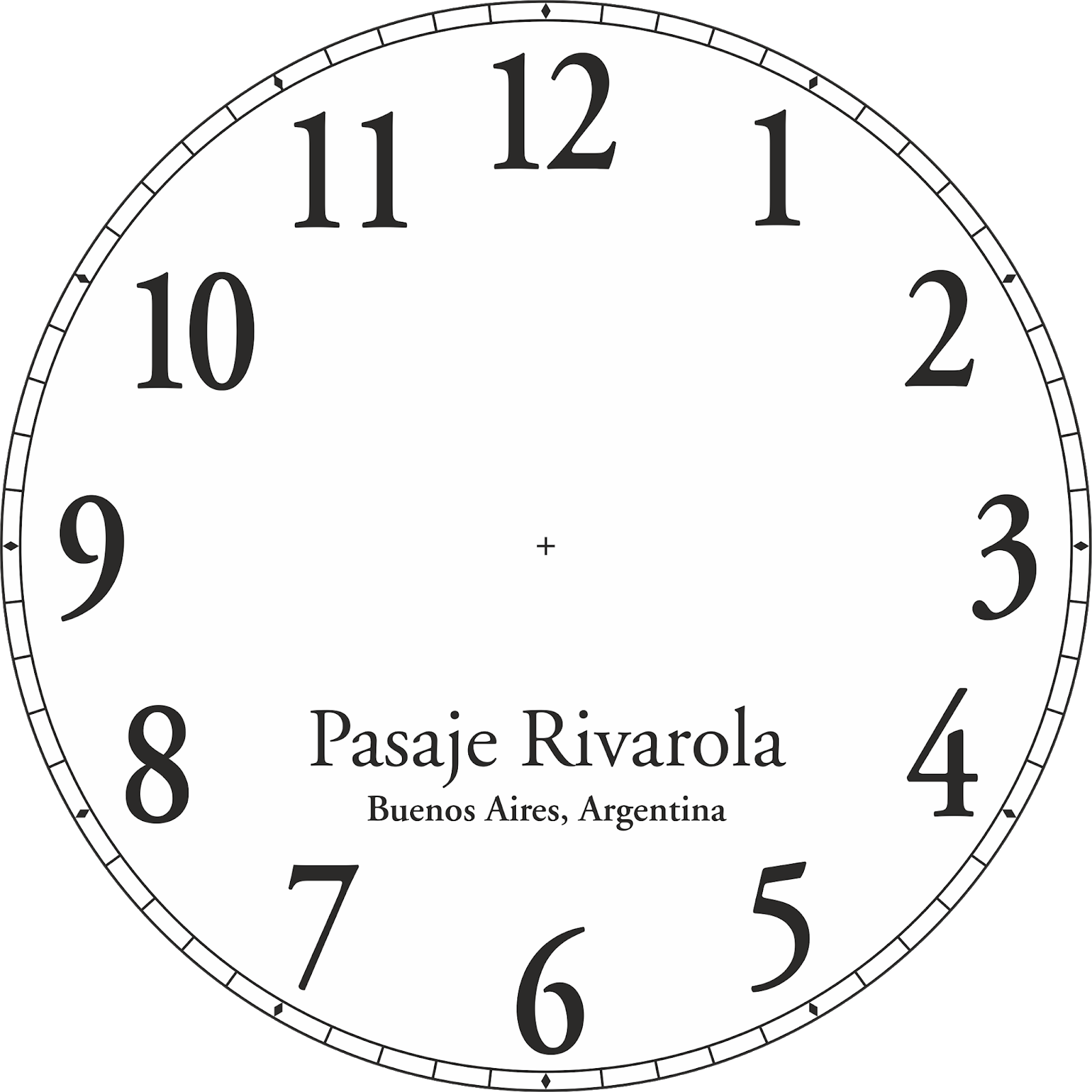 Pasaje Rivarola: ¿Un nuevo reloj 2019?