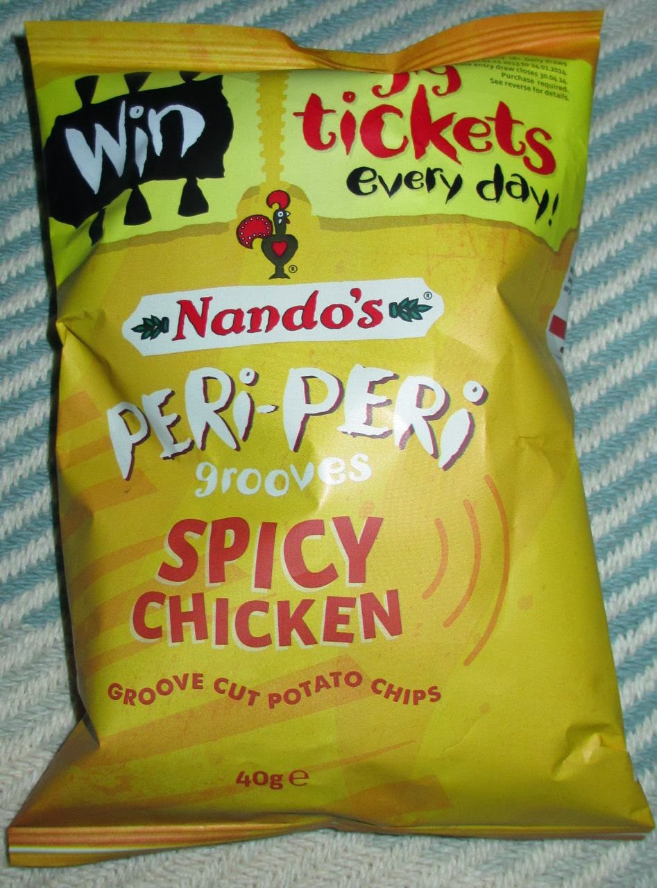 FOODSTUFF FINDS: Nandos Peri-Peri Grooves Spicy Chicken Crisps (Boots ...