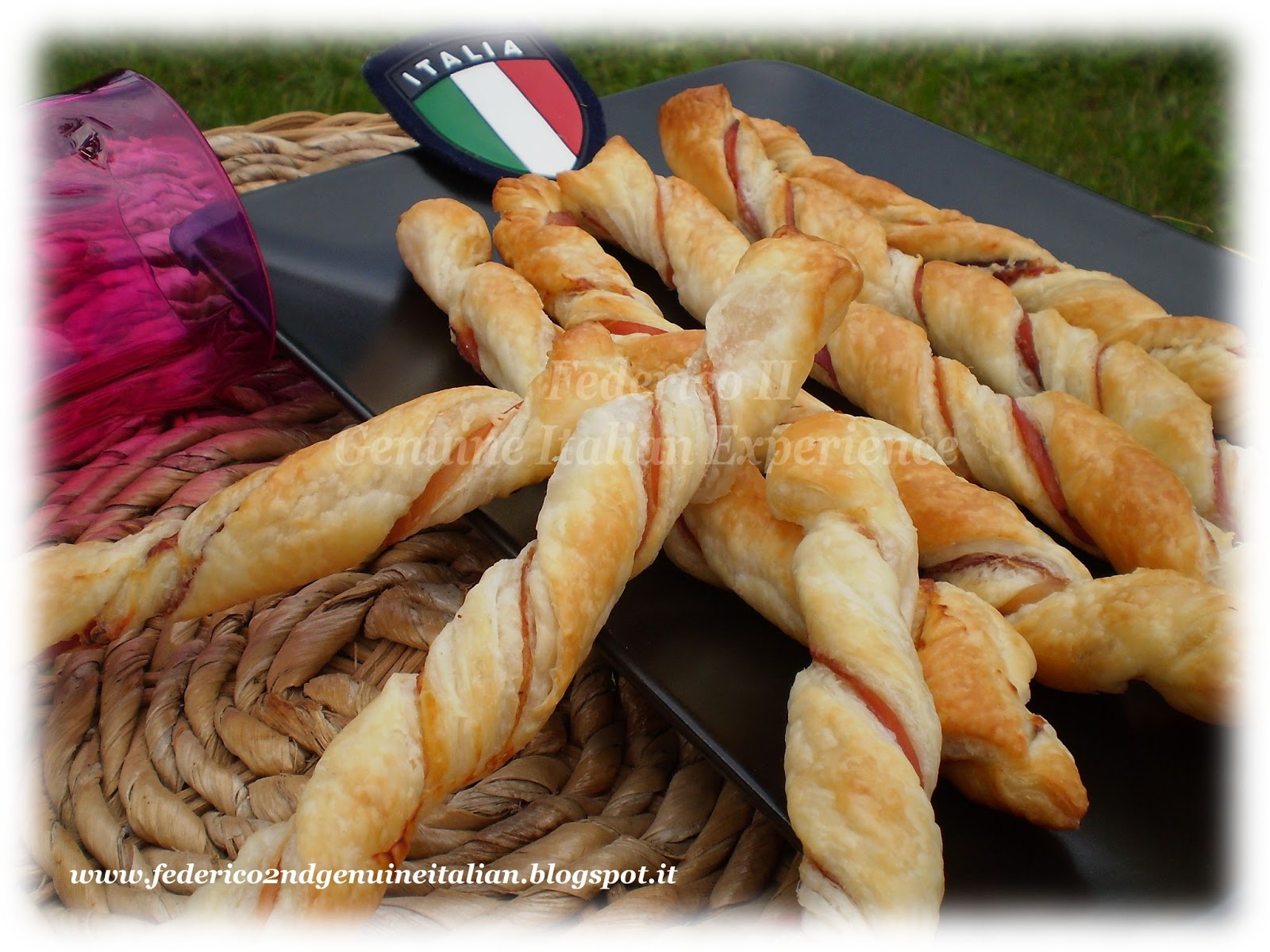 Genuine Italian Experience: Puff pastry breadsticks with bacon ideal ...