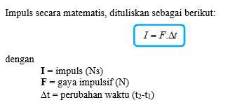Impuls dan Momentum: materi, rumus, soal, penyelesaian soal serta ...