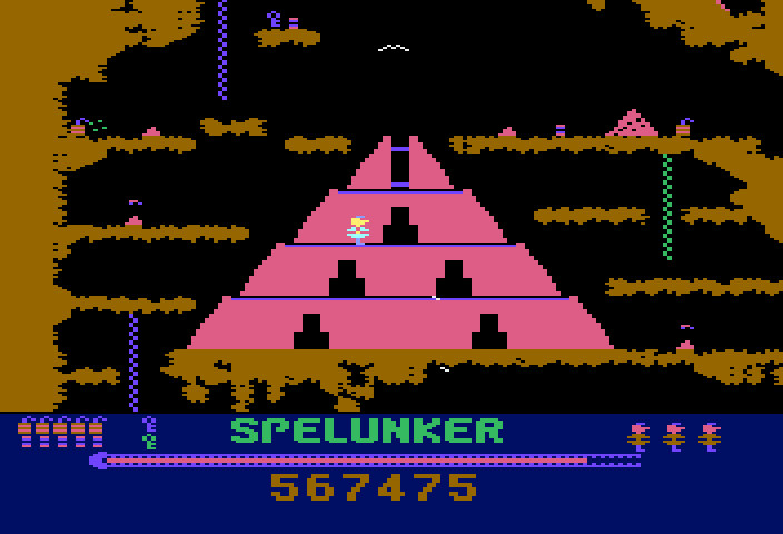 VGJUNK: SPELUNKER (ATARI 800)