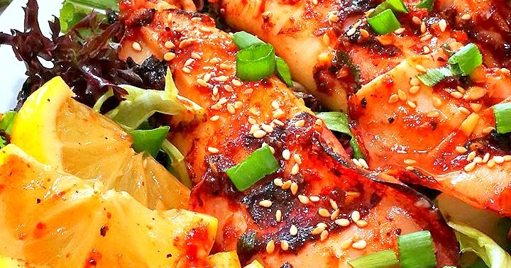 Peng's Kitchen: Chilli & Pepper Grilled Squid