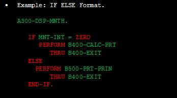 Mainframe Forum: COBOL IF Statement: Mastering COBOL If Statements with Syntax and Examples.
