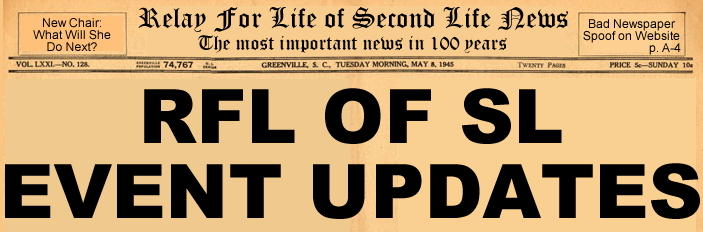 SL Newser News: The 2013 Relay For Life of Second Life season is ready ...