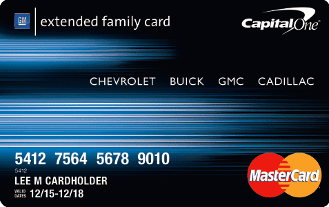 GM Extended Family Card ~ Worlds High Ranked Credit Cards