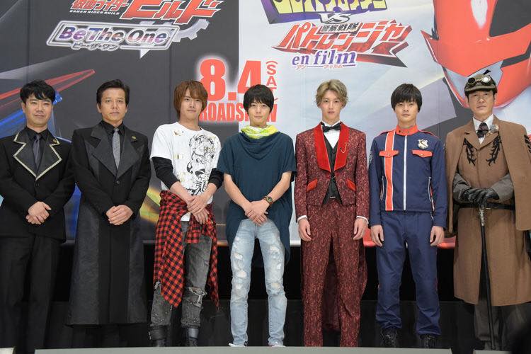 Lupinranger VS. Patranger And Kamen Rider Build Cast Promote Their ...