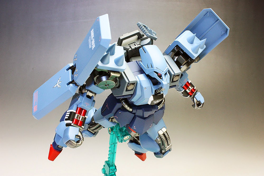 GUNDAM GUY: HGUC 1/144 AMX-101E Schuzrum Galluss - Painted Build