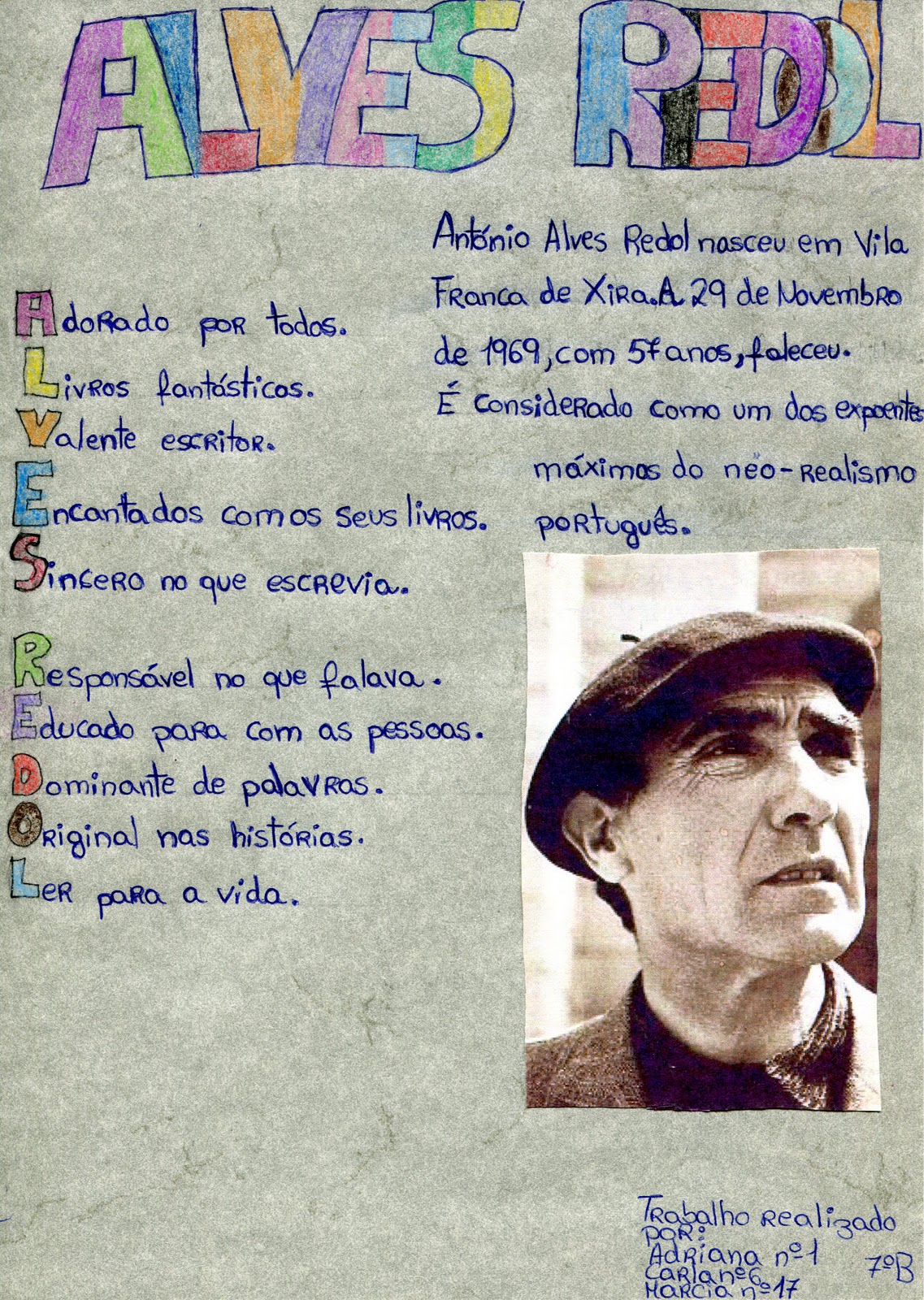 Aprender na Biblioteca: Grandes Autores: Alves Redol