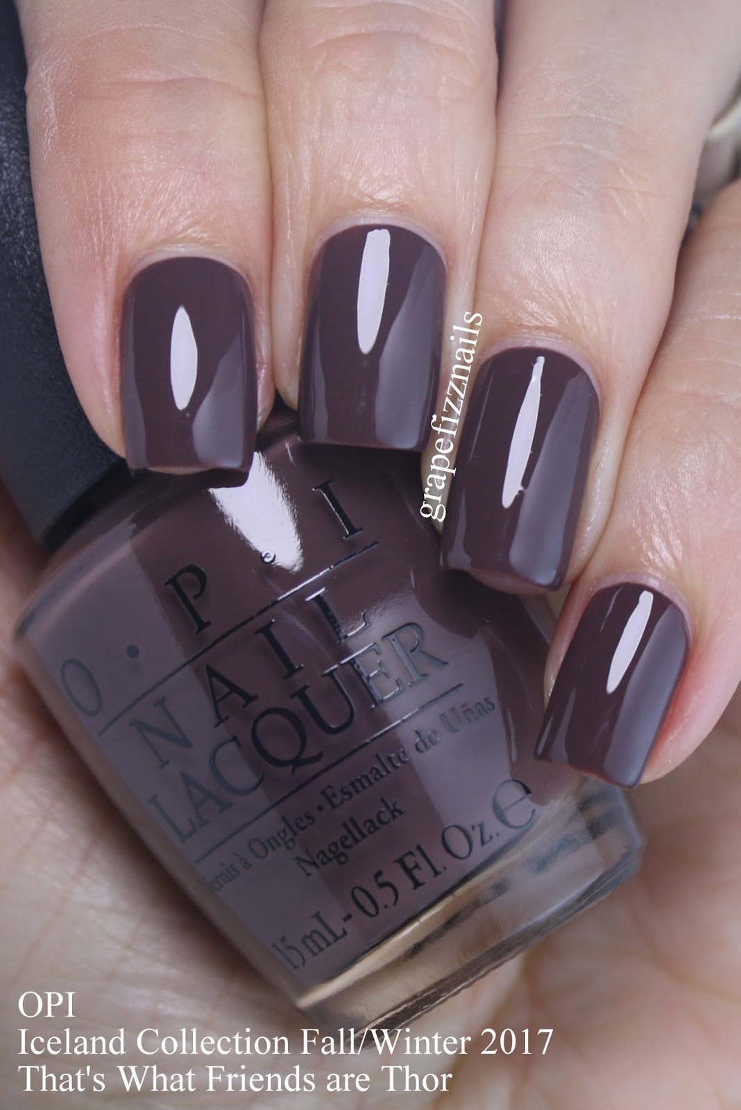 Grape Fizz Nails: OPI Iceland Collection Fall/Winter 2017