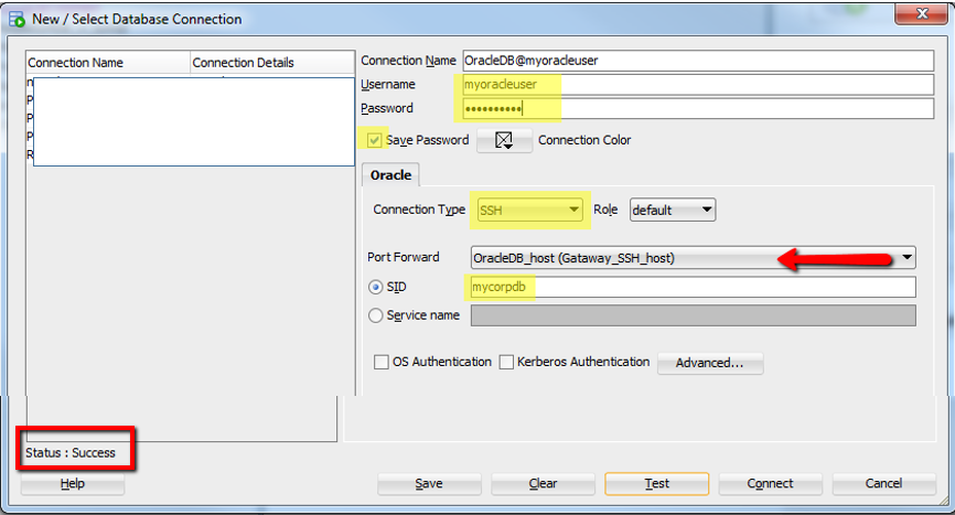 Netezza: SQL and Admin: Oracle SQL Developer: setup tunnel session via ...