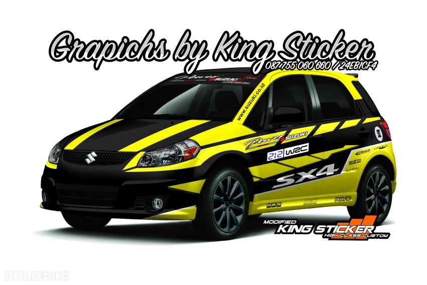 CUTTING STICKER SUZUKI X OVER | King Sticker bali