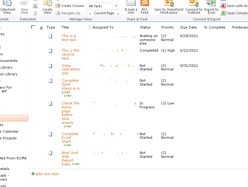 SharePoint Kings: Tasks list Visio diagram