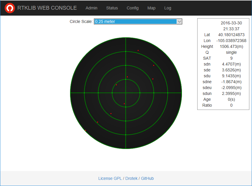 RTK Rover and Base Configuration Web Interface ~ Dror Gluska