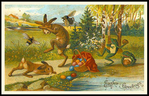 A Collection of 21 Creepy and Funny Vintage Easter Cards From the Early ...