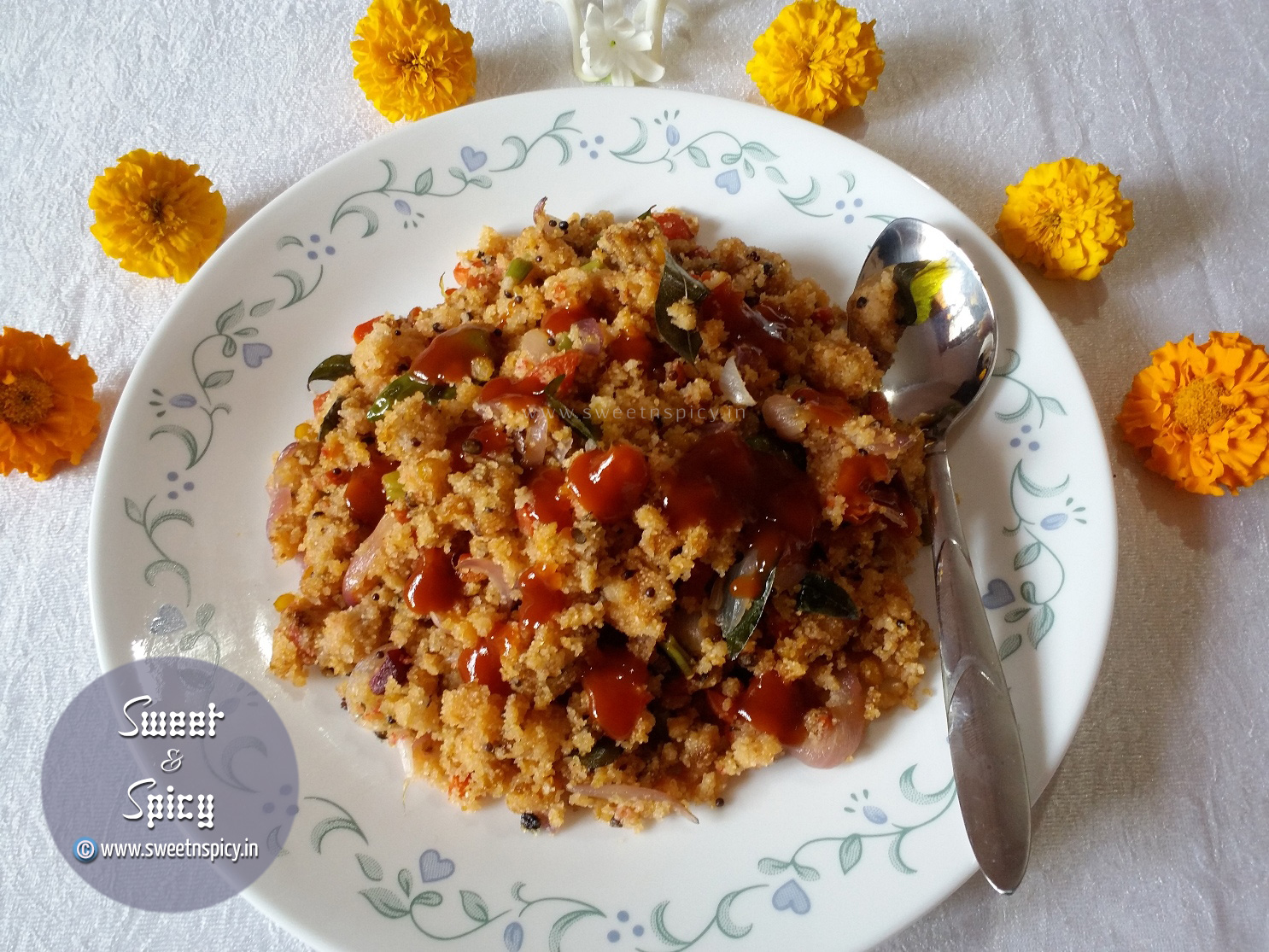 Suji Upma (Rava Upma) | Sweet n Spicy