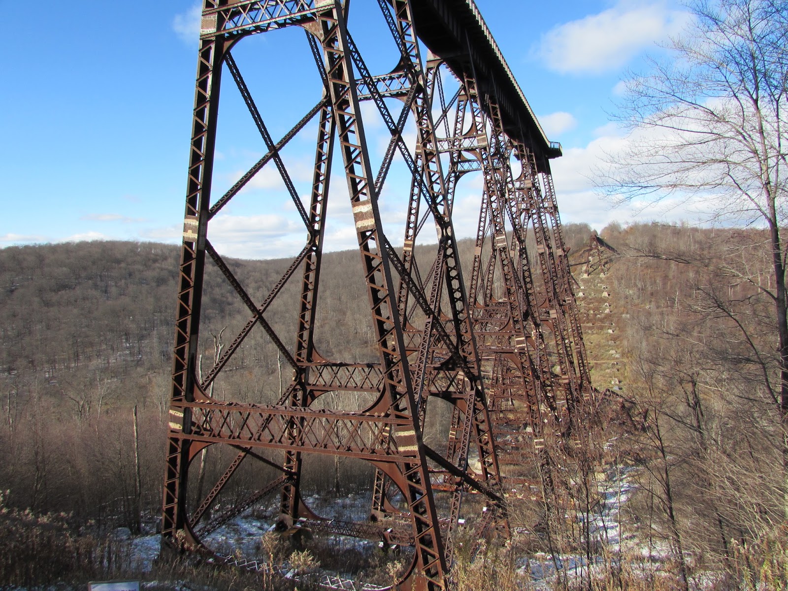 Kinzua Bridge State Park with a Touch of Winter | Interesting ...