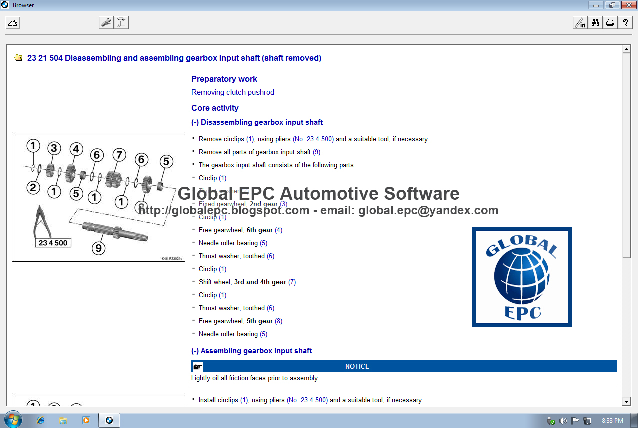 GLOBAL EPC AUTOMOTIVE SOFTWARE: BMW RSD MOTORRAD REPAIR & SERVICE DATA ...