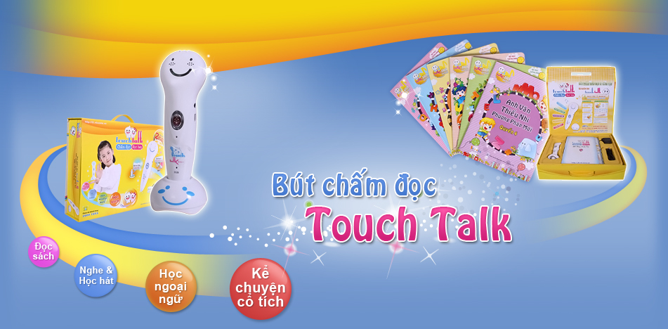 TouchTalk 4Gb: Bút chấm đọc học hay cho bé từ 3-12 tuổi