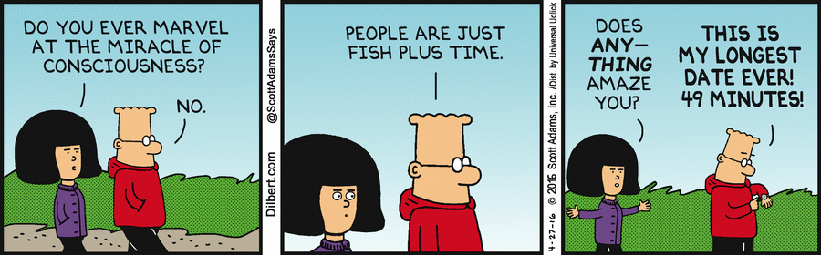 TYWKIWDBI ("Tai-Wiki-Widbee"): "People are just fish + time"