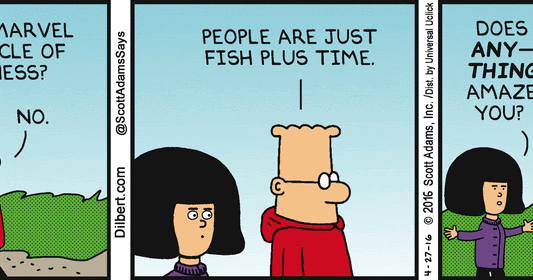 TYWKIWDBI ("Tai-Wiki-Widbee"): "People are just fish + time"