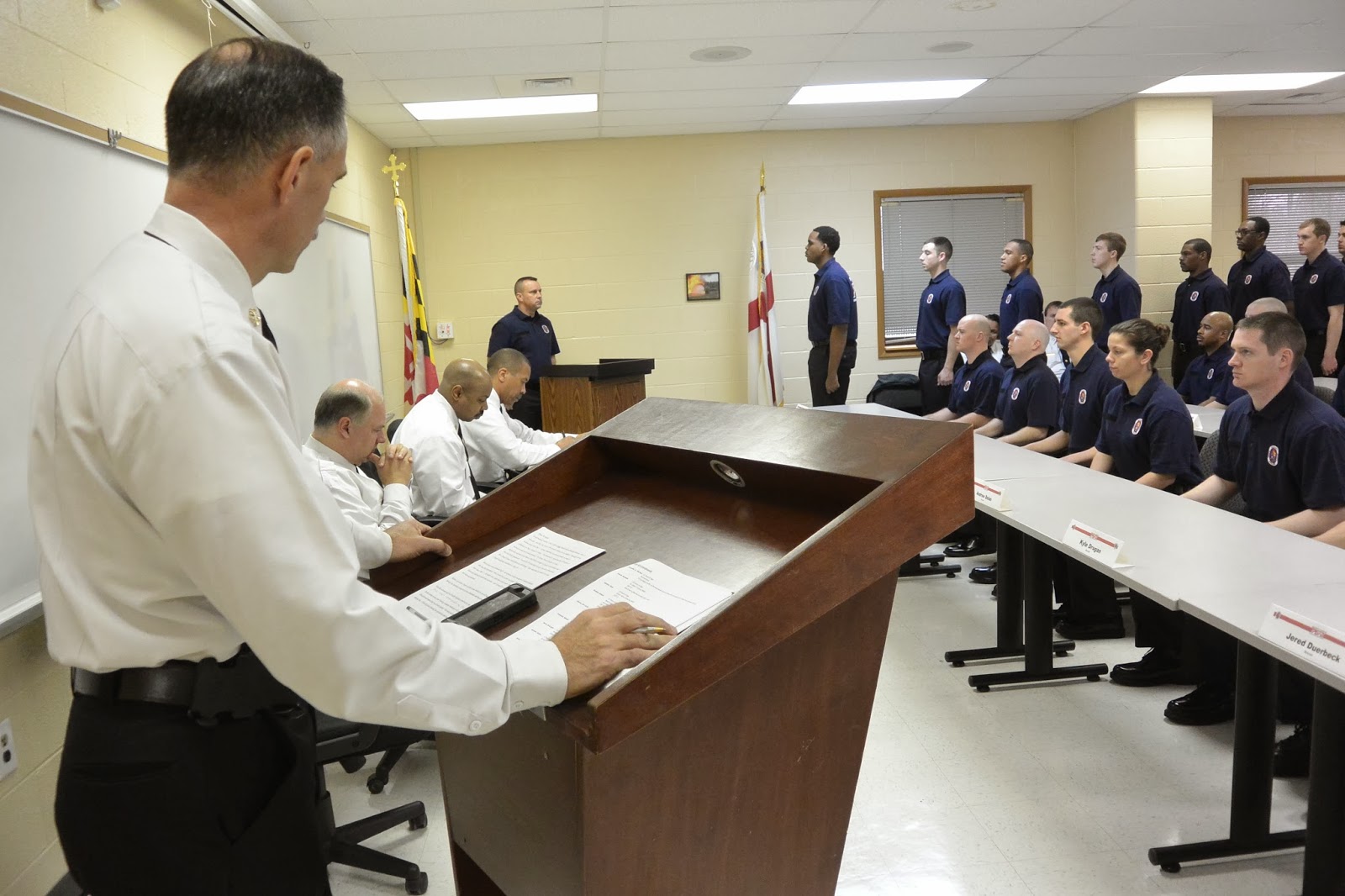 PGFD Career Recruit School #50 Begin Training Academy