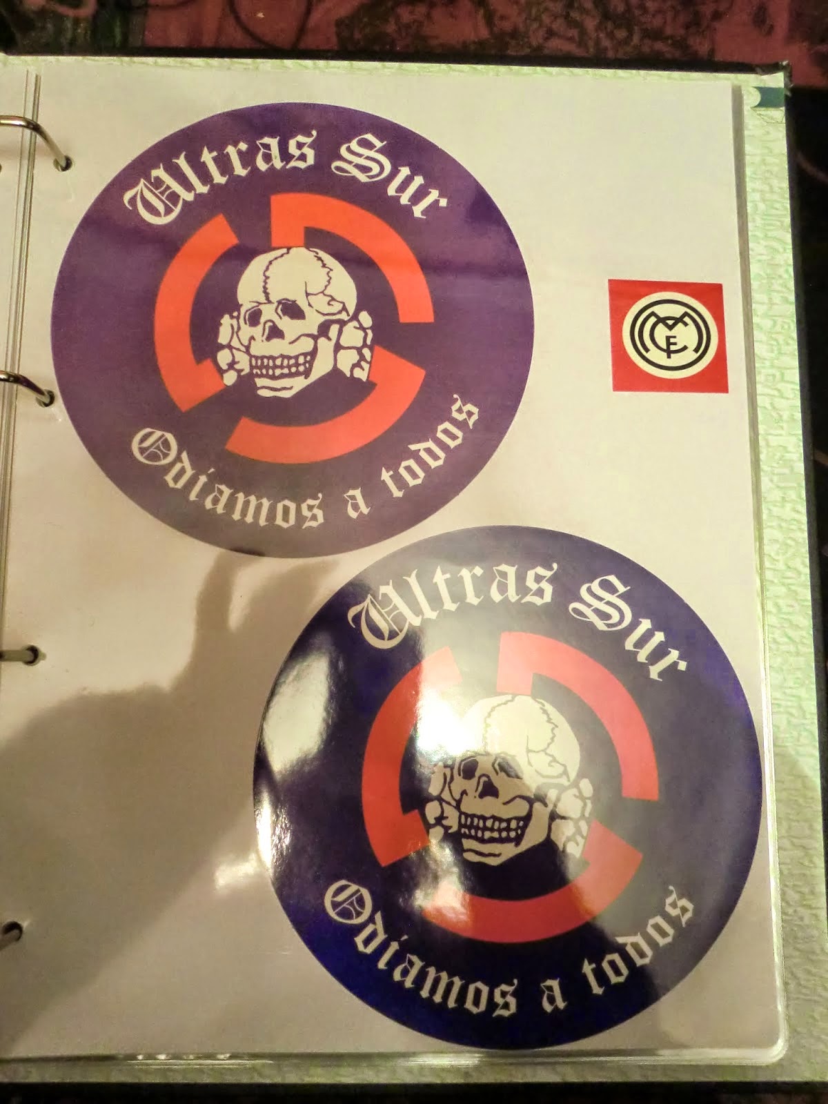 Ultras Sur | Ultras RMCF: Pegatinas